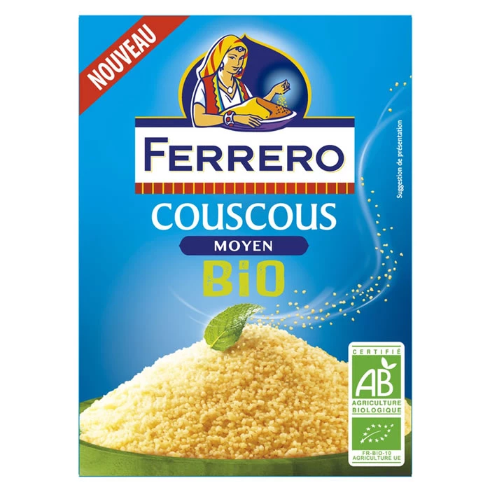 Couscous moyen BIO 400g - FERRERO wholesaler