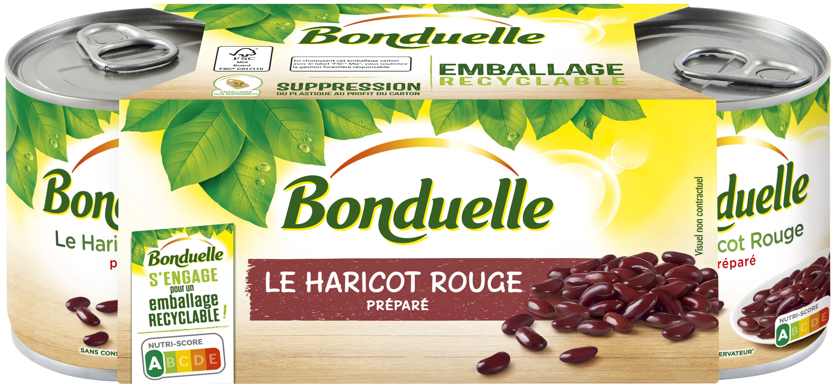 Grossiste Haricots Rouges X3 375g