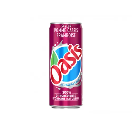 Grossiste Boisson Goût Pomme Cassis 33cl Fr X24 Slim - OASIS