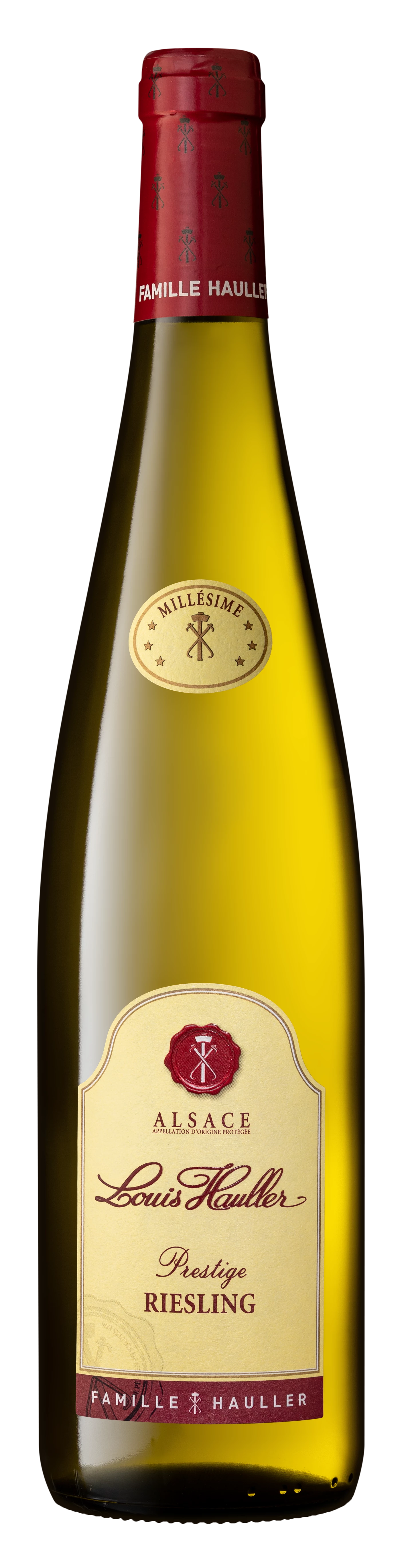 Grossiste Vin Blanc d'Alsace Riesling, 12,5°, 75cl - LOUIS HAULLER