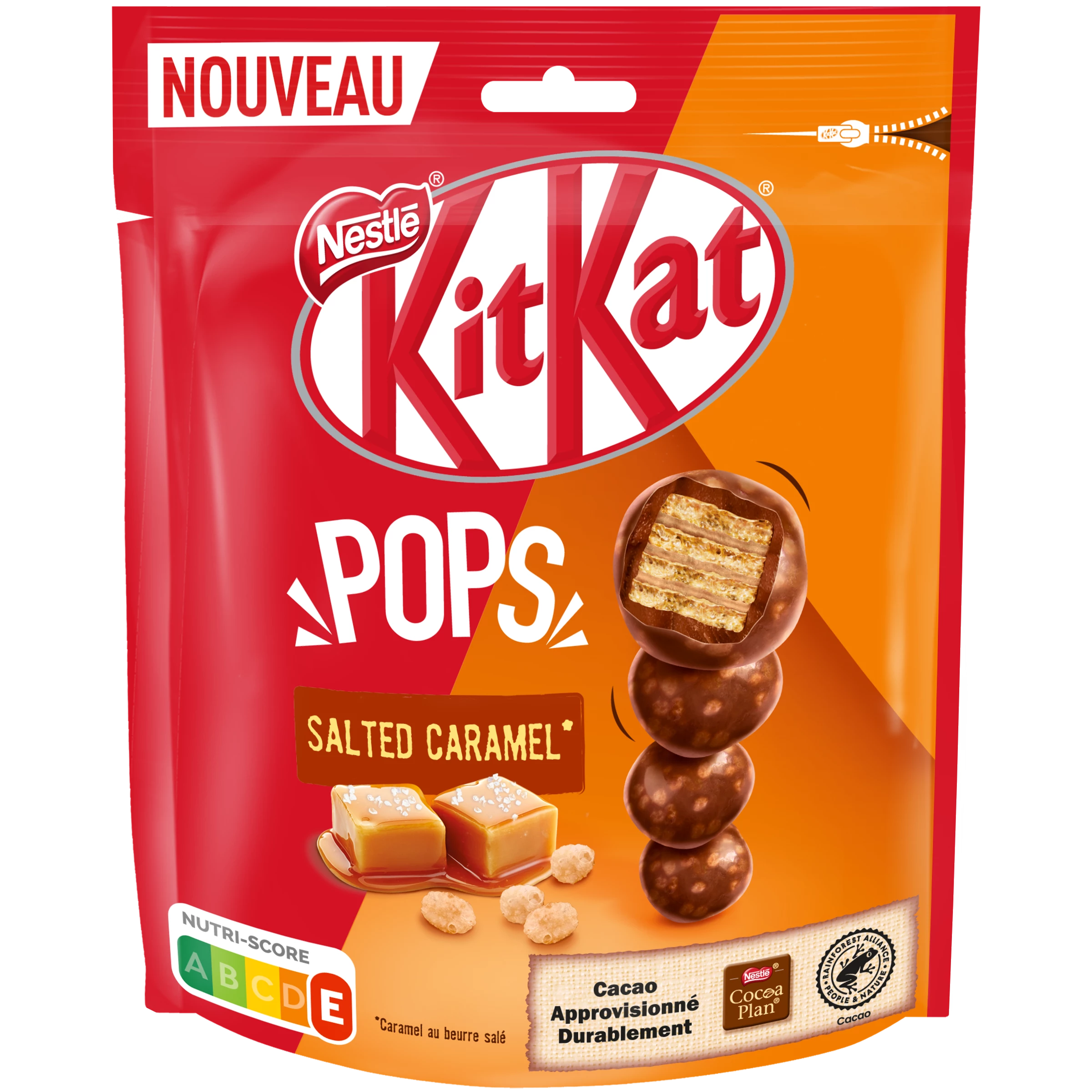 Grossiste Kitkat Pops Caramel 200g - KIT KAT