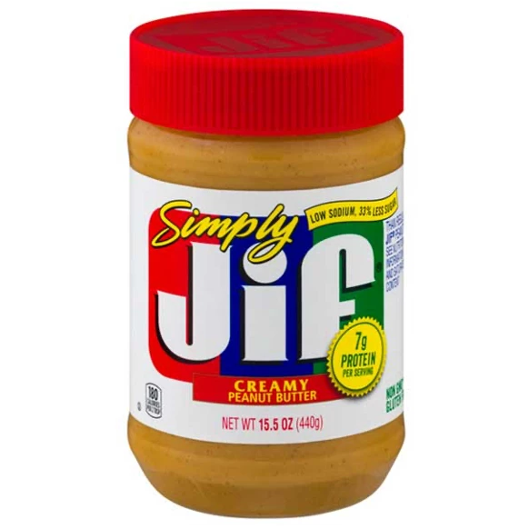 Simply Jif 15.5oz Creamy Pbtr - JIF Importeren - Exporteren