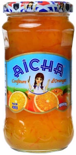 Grossiste Confiture orange 430gr - AICHA