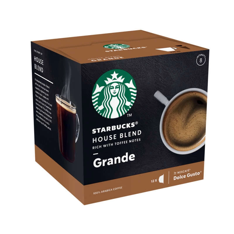 Grossiste Café capsules grande House Blend x12 - STARBUCKS Grossiste Café capsules grande House Blend x12 - STARBUCKS
