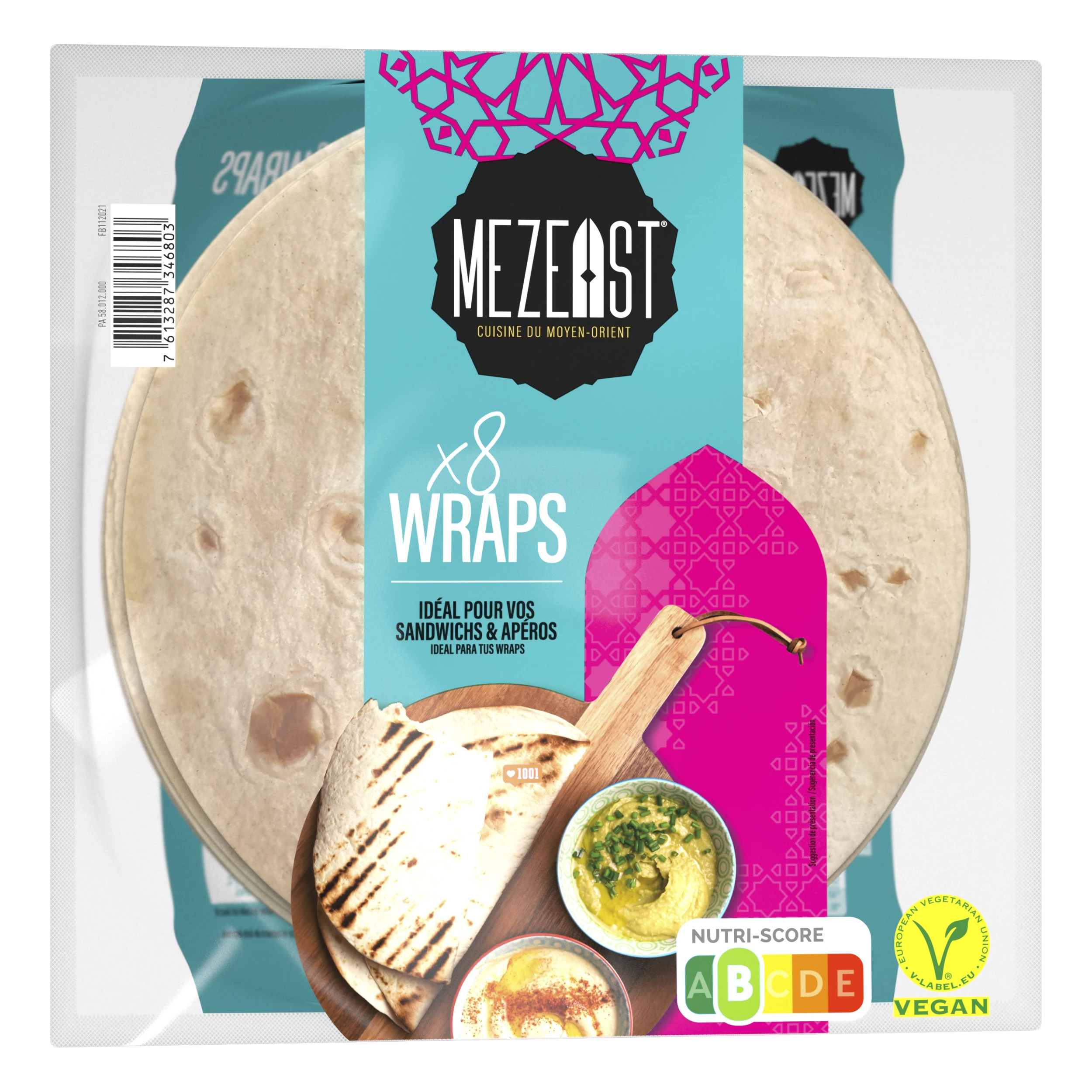 Grossiste Mezeast Wraps 320g