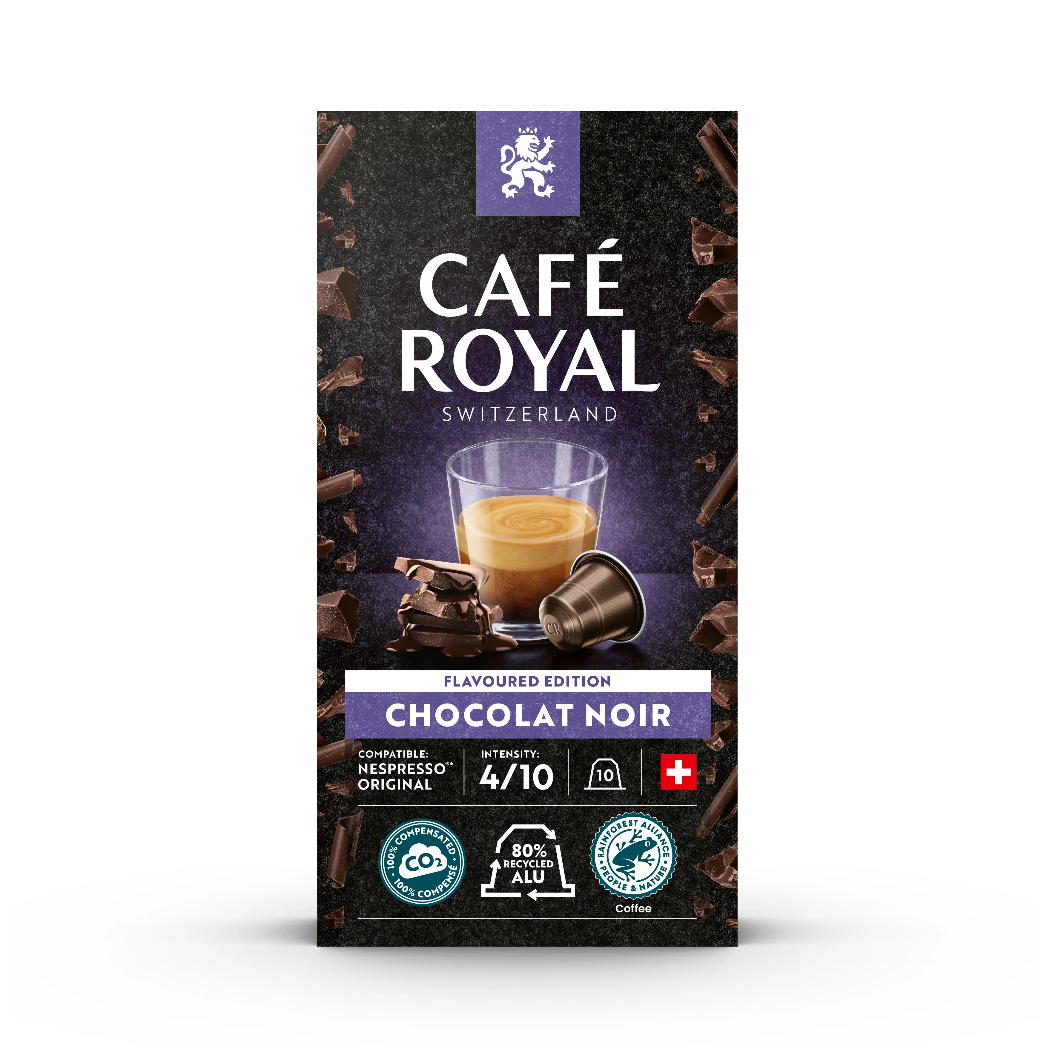 Grossiste Cafe Royal Ns Alu Choc X10 50g