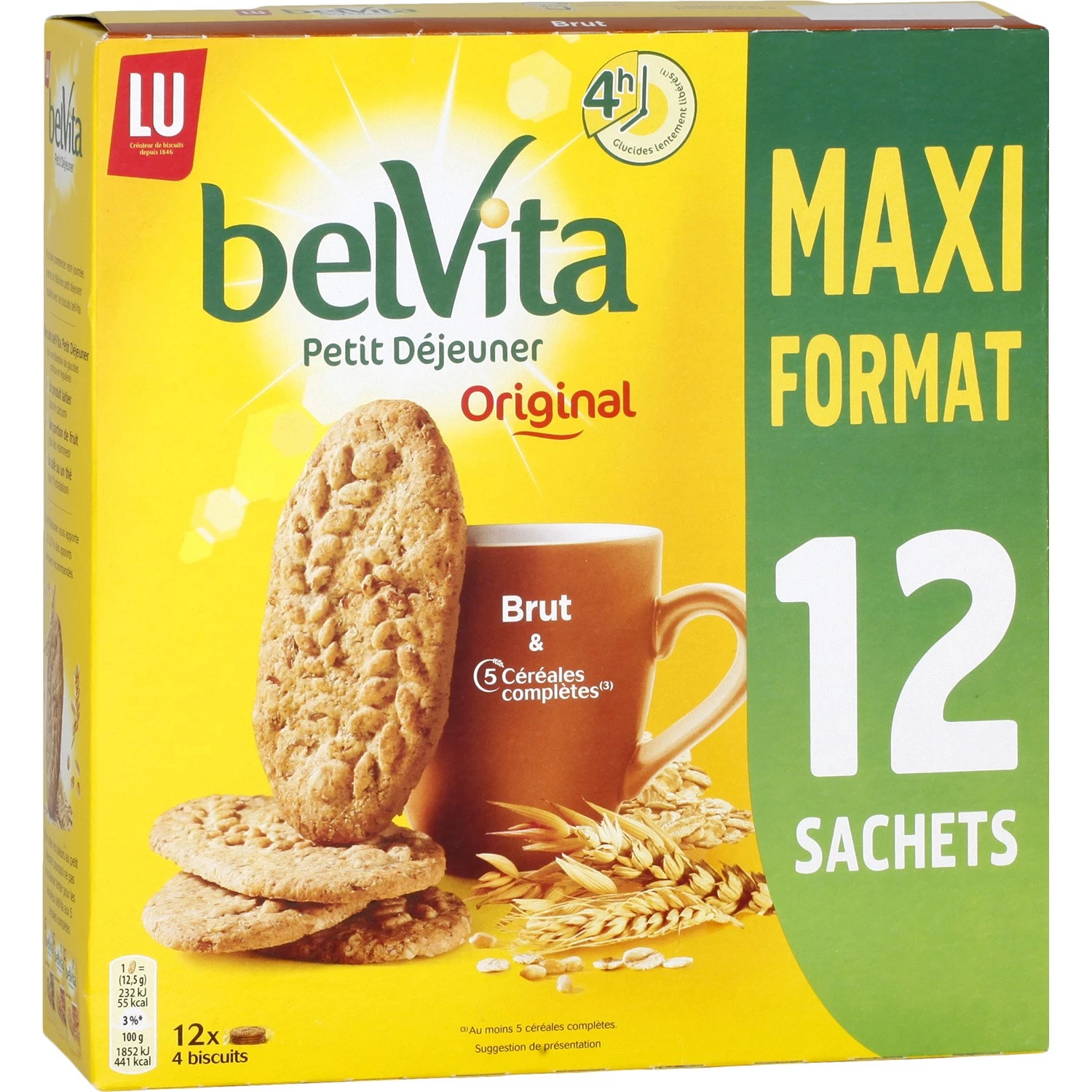 Grossiste Biscuits petit déjeuner chocolat 600 g - BELVITA