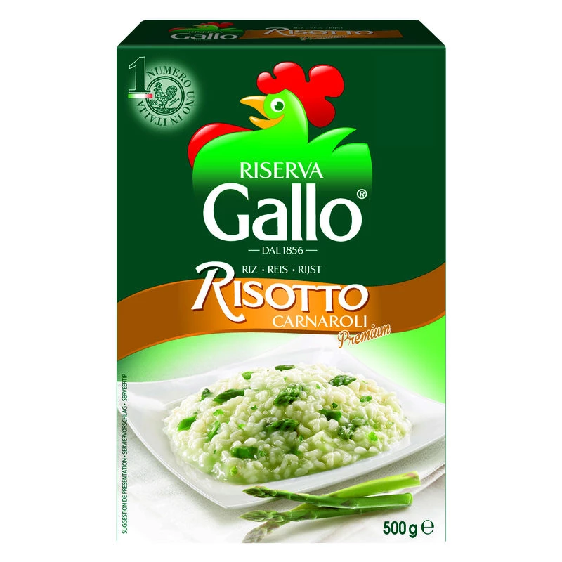 Grossiste Riz Risoto Carnaroli 500g - GALLO