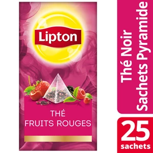 Lipton Exclusive Selection Thé Noir Fruits Rouges 25 Sachets Pyramides 批发商