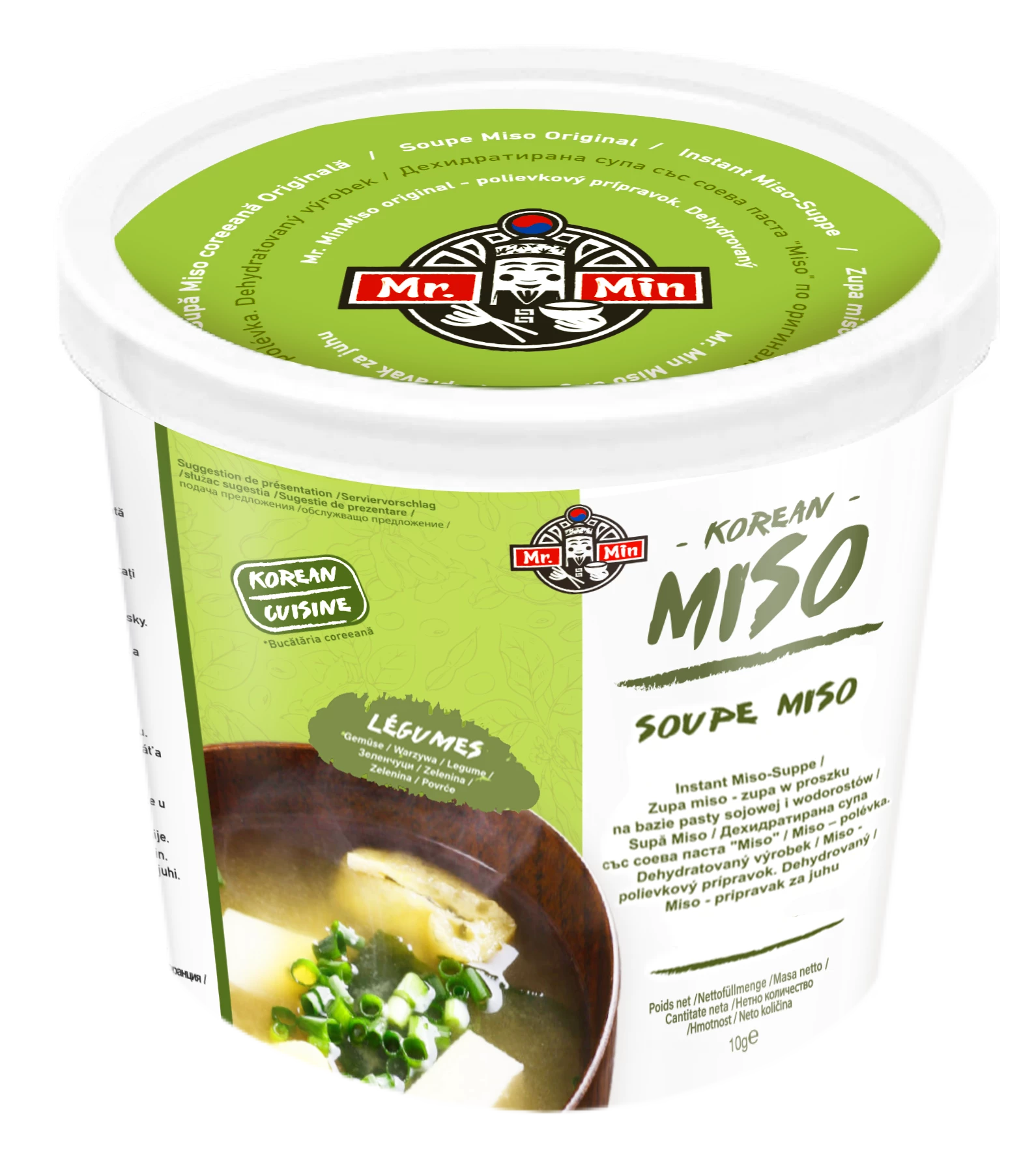 Mayorista Copa Miso Sopa 10g Legumbres - MR MIN