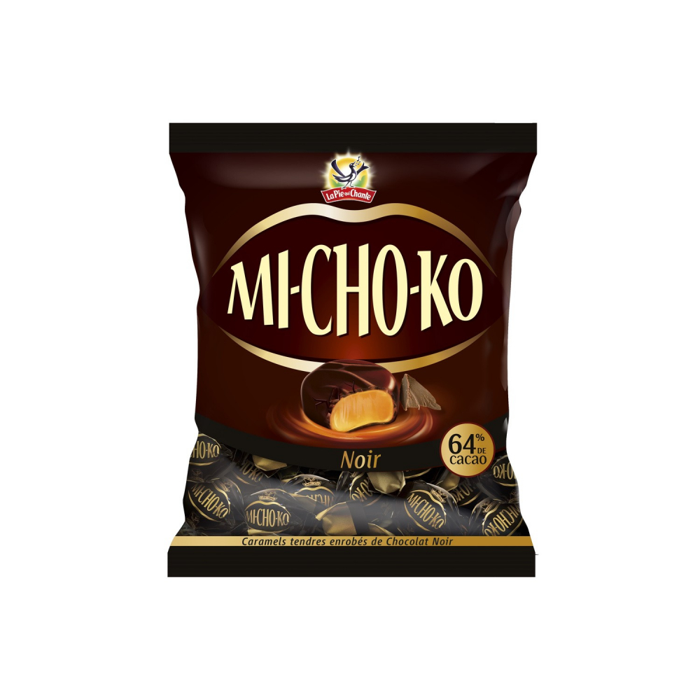 Grossiste Bonbons caramel chocolat noir 280g - MICHOKO