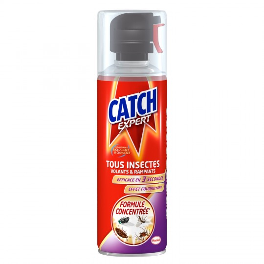Grossiste Insecticide tous insectes volants et rampants 400ml - CATCH