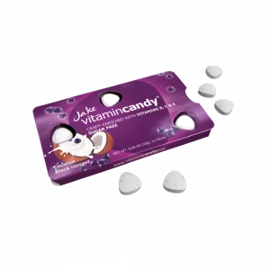 Jake Coconut & Blueberry Sugar Free Candy Enriched With Vitamins B,c,e ...