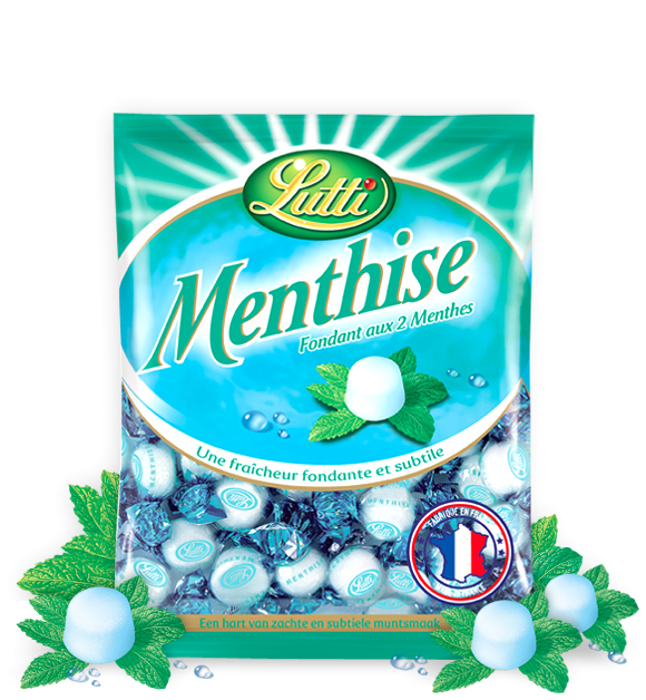 Grossiste Bonbons Menthe Menthise; 250g - LUTTI