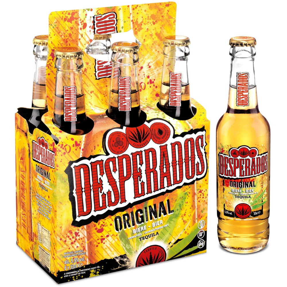 Grossiste Bière Aromatisée Téquila, 6x33cl - DESPERADOS