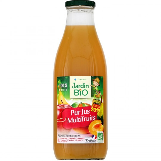 Grossiste Pur jus multifruits BIO 1L - JARDIN BIO