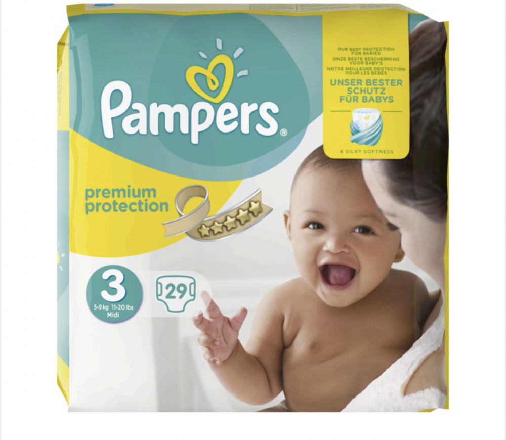 Grossiste Couches bébé premium T3 X29 - PAMPERS