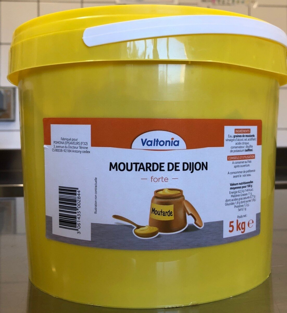 Grossiste Moutarde Forte Dijon 5kg - POMONA