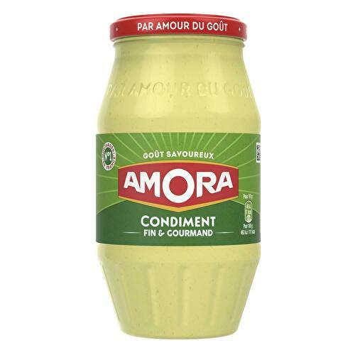 Grossiste Moutarde Condiment Fin & Gourmand, 430g - AMORA