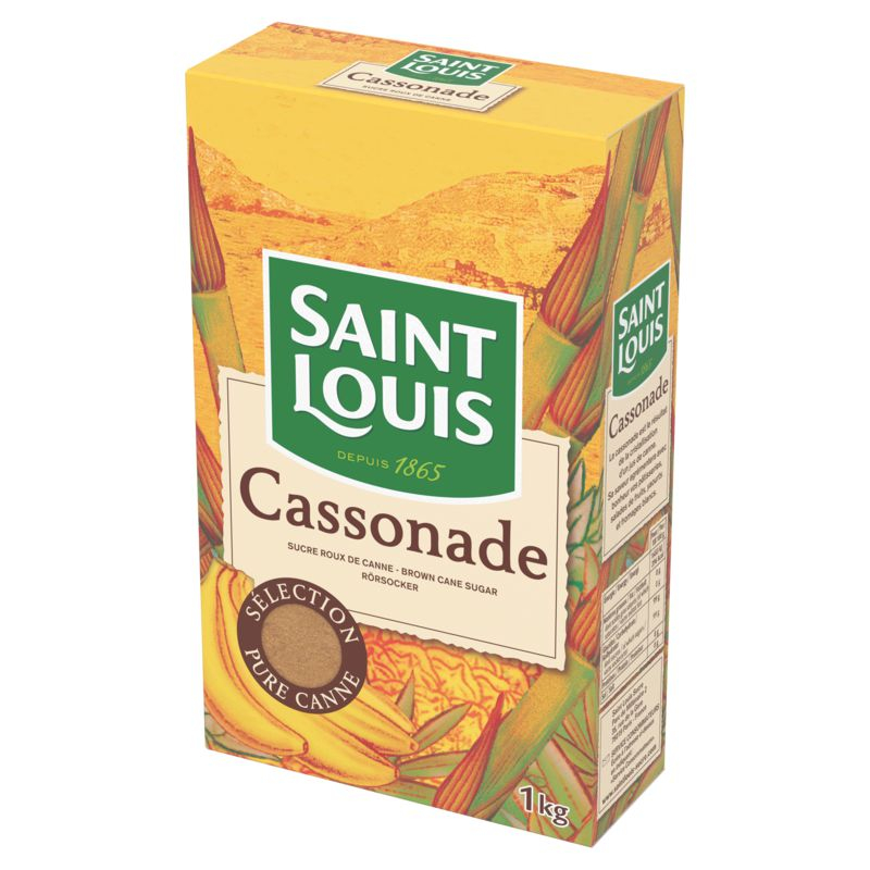 Grossiste Cassonade sucre roux de canne 1kg - SAINT LOUIS