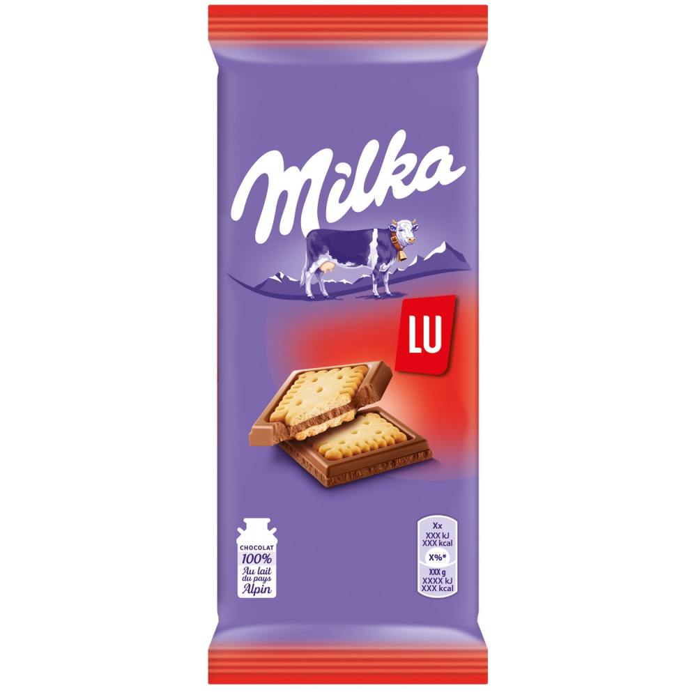 Grossiste Biscuits Chocolat Petit Lu 2x87g - MILKA
