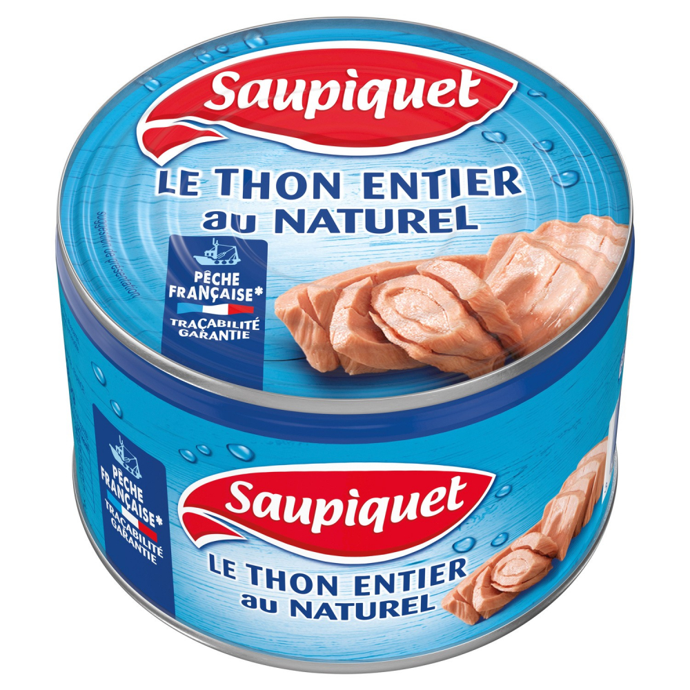 Grossiste Thon entier naturel 280g - SAUPIQUET