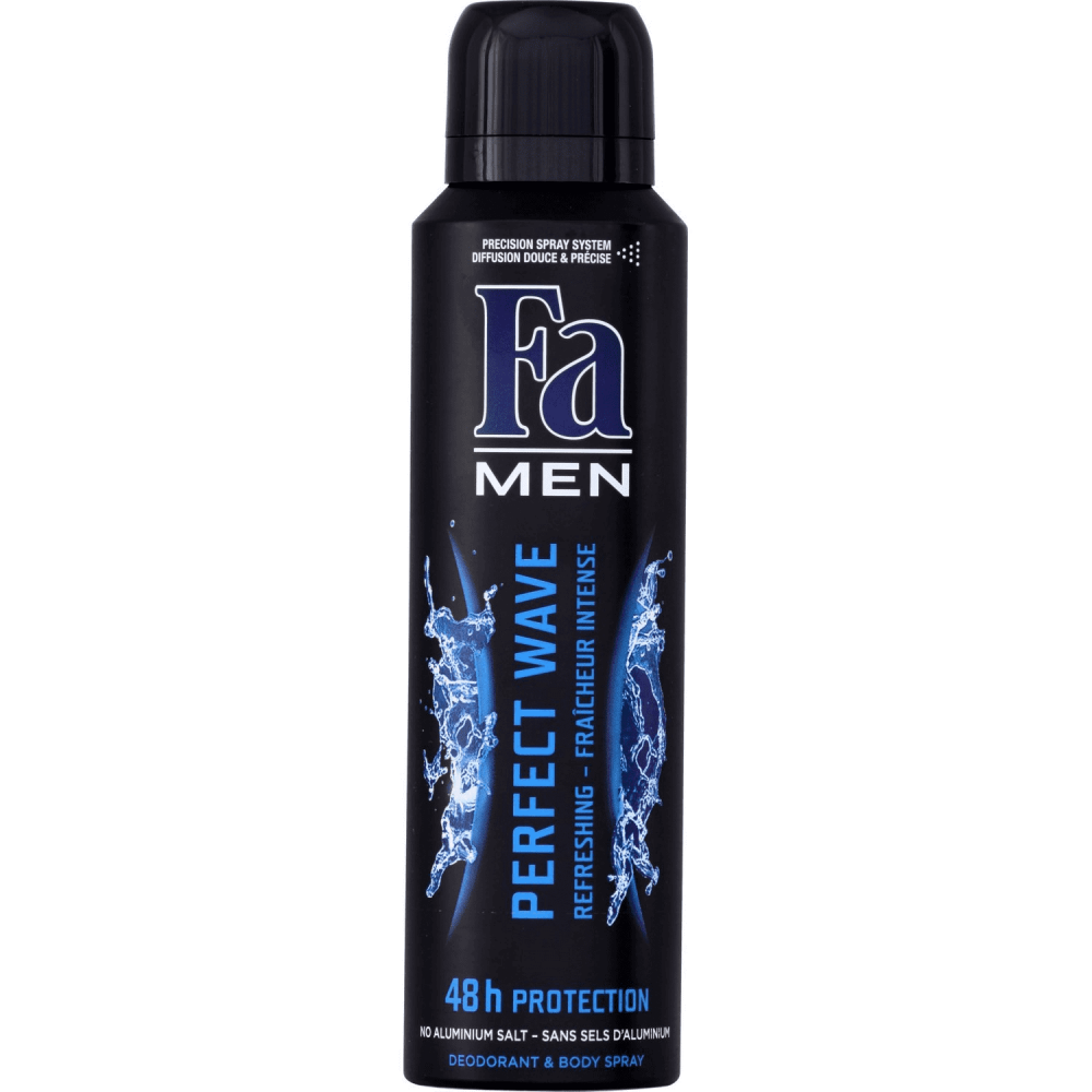 Grossiste Déodorant Men Perfect Wave fraîcheur intense 150 Ml - FA