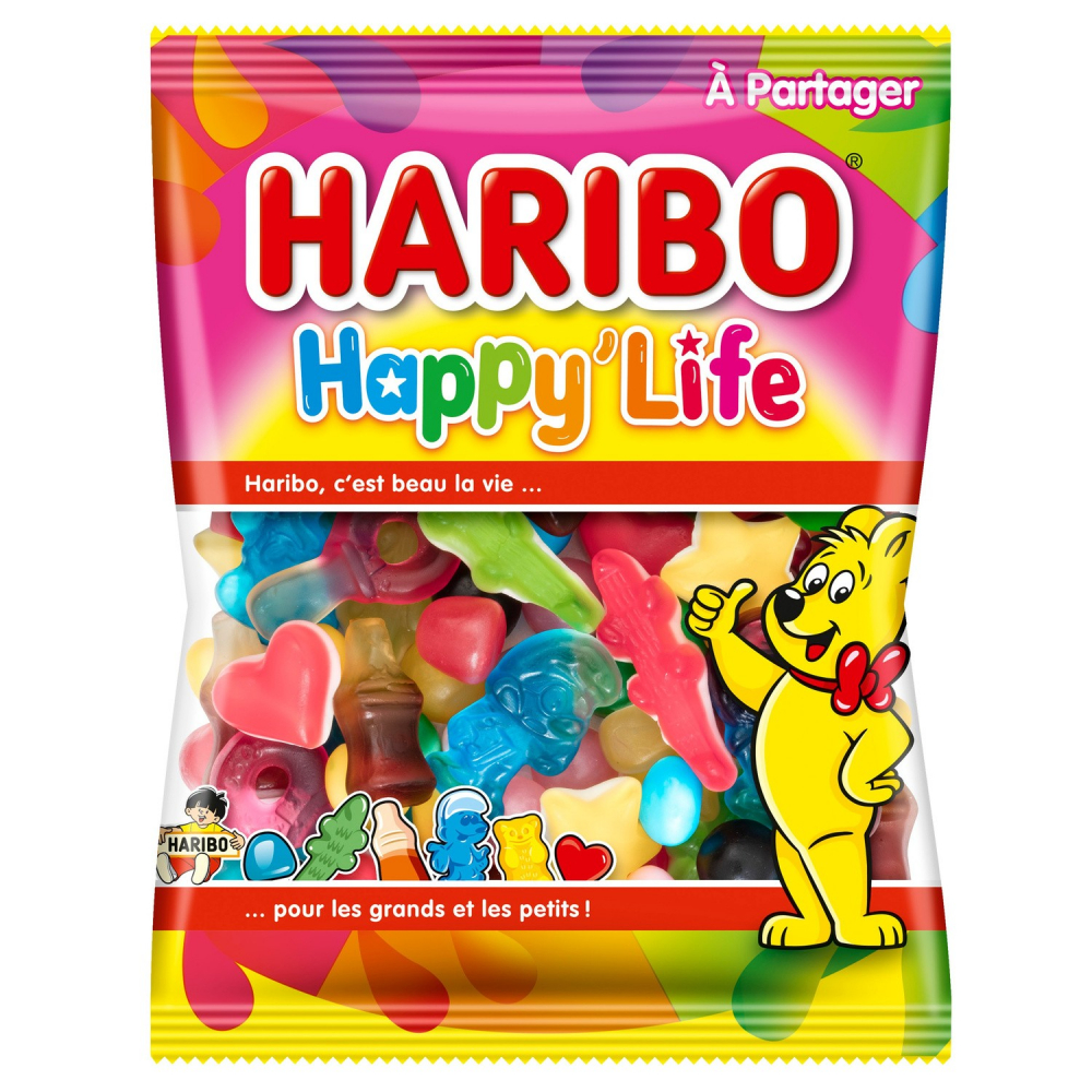 Grossiste Bonbons Happy'Life; 275g - HARIBO