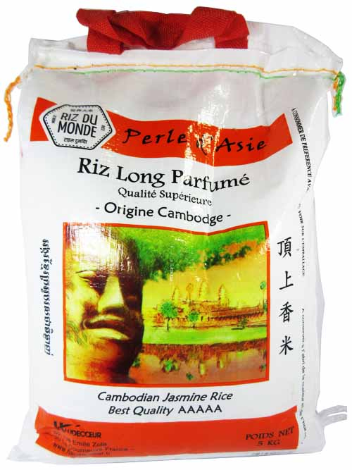 Grossiste Riz parfumé Cambodge Perle d’Asie 5kg - RIZ DU MONDE